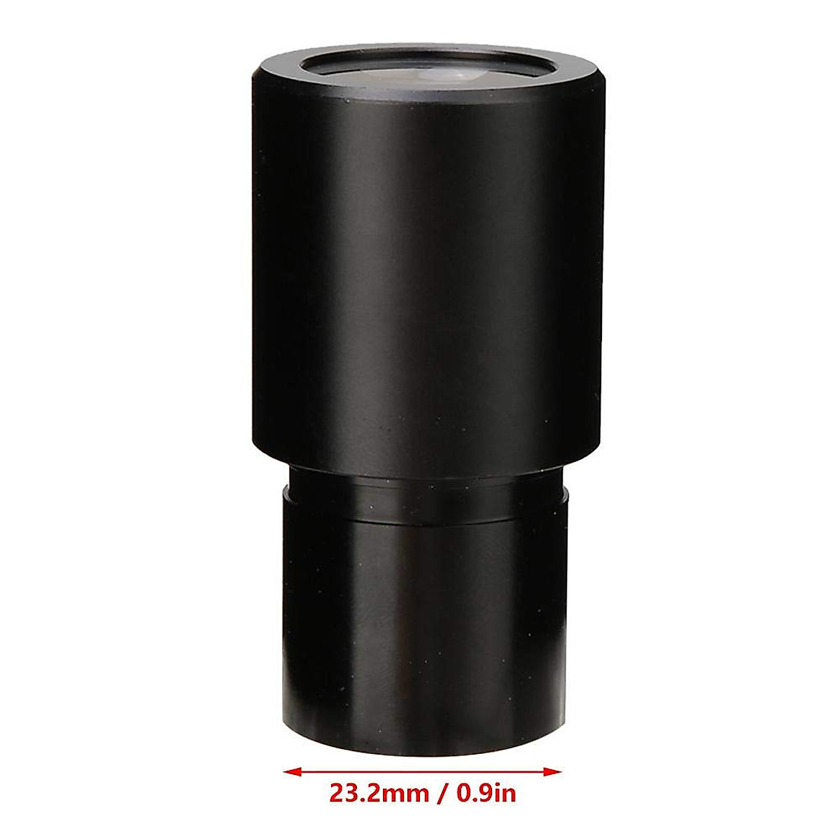Eyepiece, WF10X/18mm Lenses Biological Microscope Wide-Angle Eyepiece Optical Lenses with Scale for Biological Microscopes