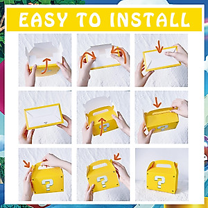 coayhel 115 PCS Birthday Party Favor Supplies, Birthday Party Decorations Set Includes 50 Stickers, 15 Slap Bracelets, 10 Bracelets, 10 Button Pins, 10 Key chains, 10 Box, 10 Mask, mmfavor2024