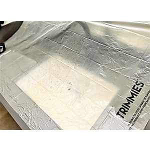 Trimmies Disposable Beard Hair Catcher for Men - Sink Cover for Shaving & Trimming, Beard Bib Sub, Best Gifts for Men, Men's Grooming, Non-Stick Adhesives, Oxo-Biodegradable & Plant-Based Materials