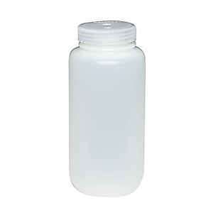 Nalgene HDPE Wide Mouth Packaging Bottle, 32oz/1000ml (case of 50)