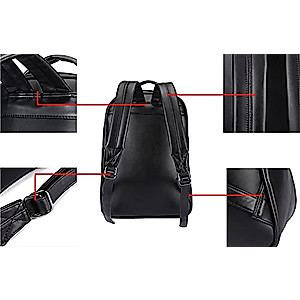 AIBAG 3D Skull Head Backpack, PU Leather Gothic Cracked Rivets Studded Cool Laptop Backpack Large College Bookbag, Gold