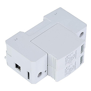 Voltage Arrester Device, 2P Protective Device DC Photovoltaic Lightning Protector, Lightning Arrester Low Voltage Arrester 3.0KV(2P40KA)