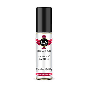 CA Perfume Impression of Jean P. Guiltier La Belle For Women Replica Fragrance Body Oil Dupes Alcohol-Free Essential Aromatherapy Sample Travel Size Concentrated Long Lasting Roll-On 0.3 Fl Oz/10ml