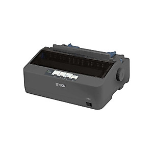 Epson LX-350 Dot matrix printer, 9 pins, 80 column, original + 4 copies, 347 cps HSD (10 cpi), Epson ESC/P - IBM 2380+ emulation, 3 fonts, 8 BarCode fonts, 3 paper paths, single and continous sheet, paper park, USB, Parallel and Serial I/F - BEING RE