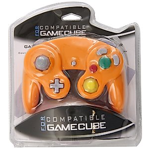 Generic Orange Spice Controller Pad for Gamecube and Wii