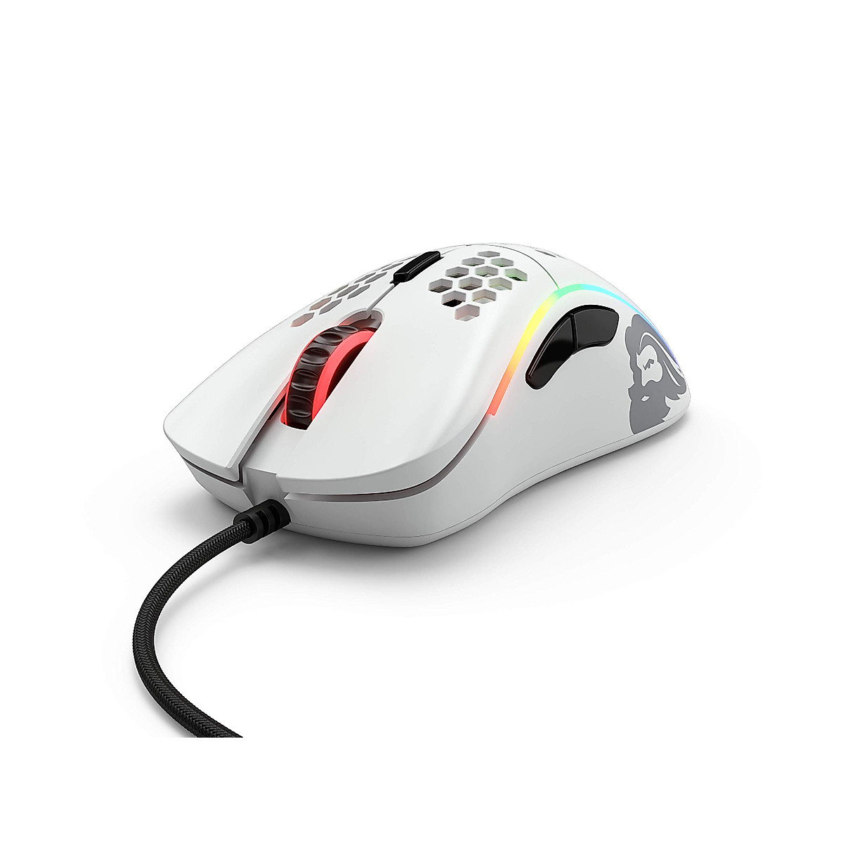 Glorious Model D Gaming Mouse, Matte White (GD-White) (Renewed)