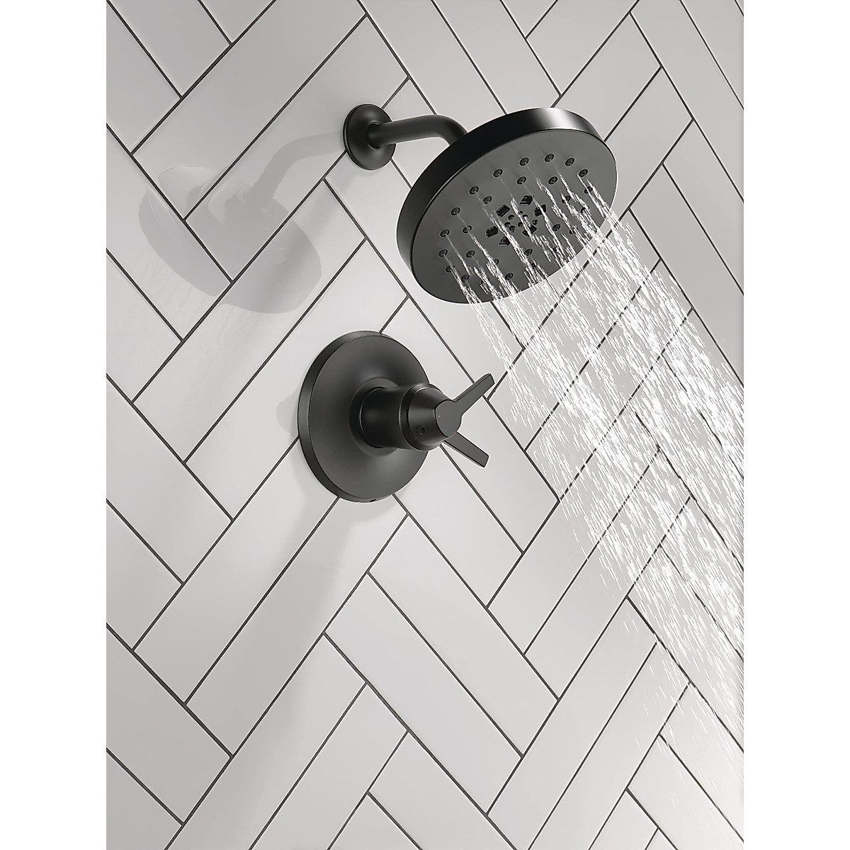 Delta Faucet T17T271-BL Galeon Tub/Shower, Matte Black