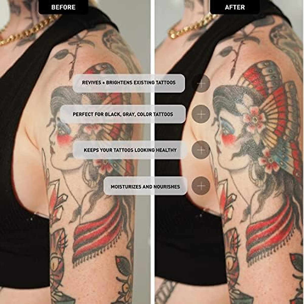 Mad Rabbit Tattoo Balm & Aftercare Cream- Color Enhancement that Revives Old Tattoos, Hydrates New Tattoos, Made With Clean Ingredients + Petroleum Free, Daily Tattoo Lotion Moisturizer & Brightener