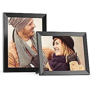 Digital Photo Frame 15-inch WiFi Digital Picture Frame - Large Digital Photo Frames, Touch Screen, 16GB, Share Photos and Videos Via App or Email, Wall Mountable Home Dector, Birthday Gifts for Wife