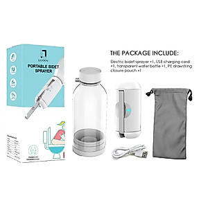 LUOOV Portable Bidet, Peri Bottle , Handheld Bidet,Portable Bidet for Toilet Rechargeable for Women, Babies, Elderly & Disabled - Perfect for Travel & Postpartum Care