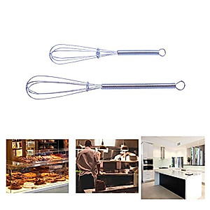 Mini Whisks Set of 2, 5 Inches and 7 Inches