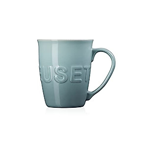 Le Creuset Stoneware 20 oz Extra-Large Logo Coffee Mug, Sea Salt