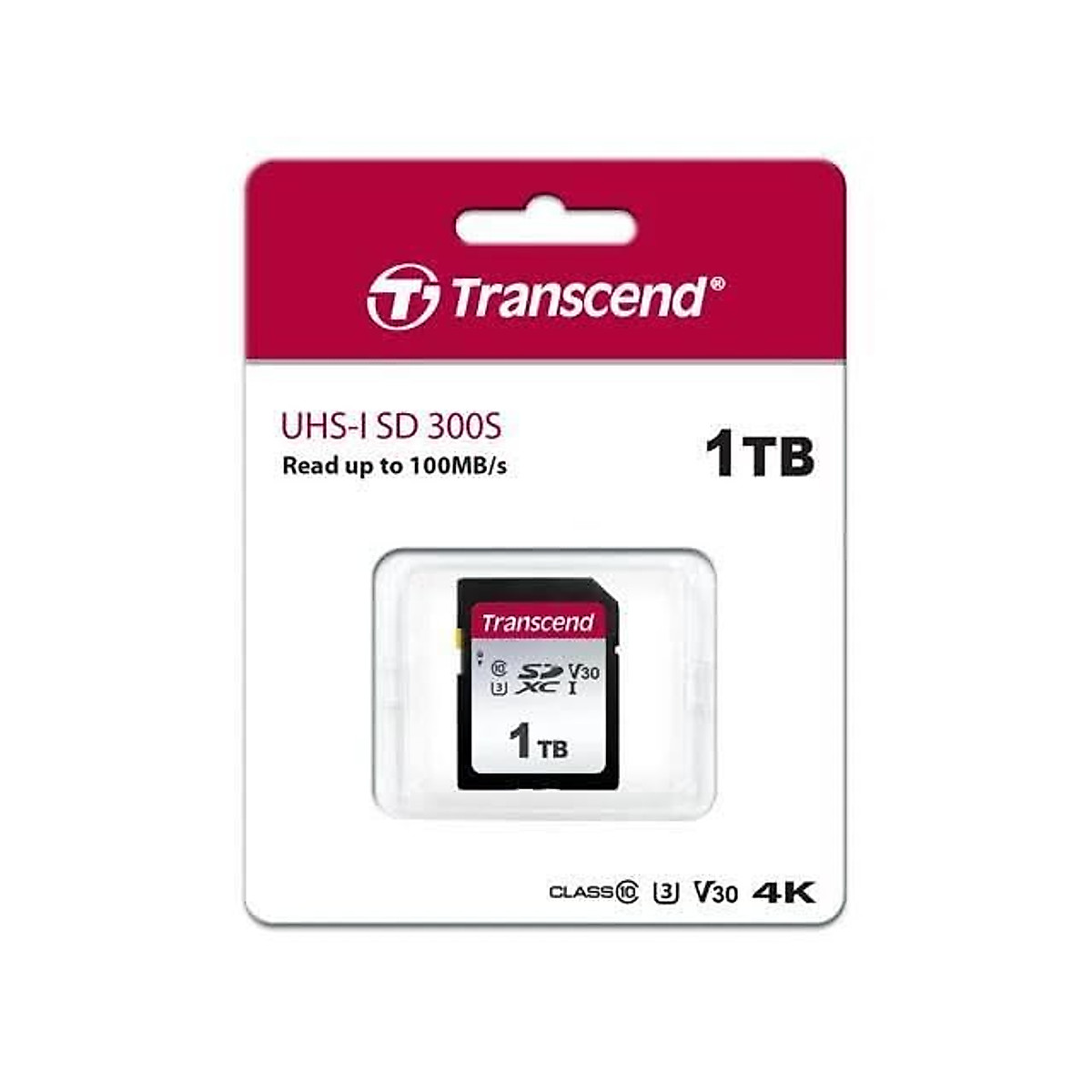 Transcend TS1TSDC300S 1TB SDXC UHS-I U3 V30 Memory Card