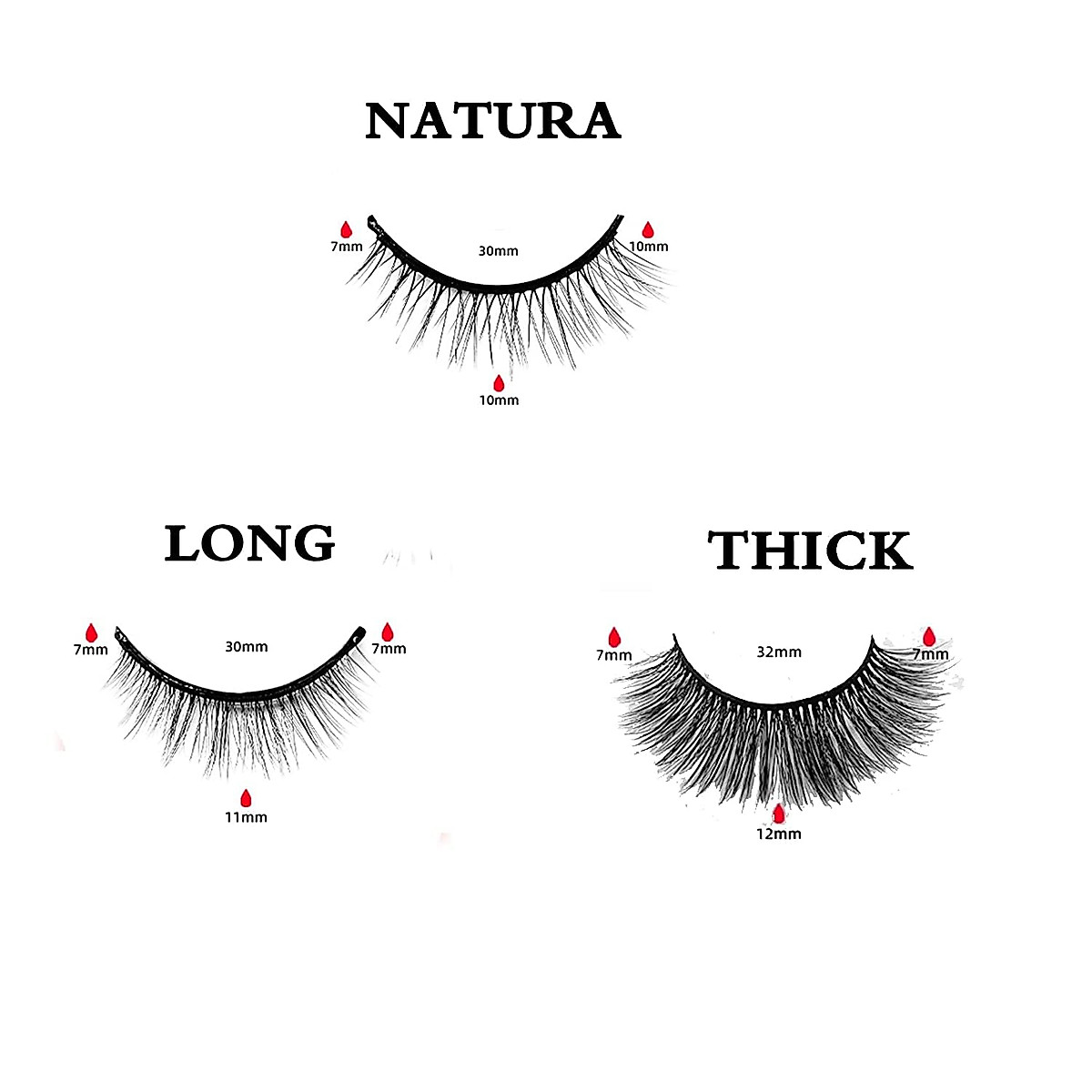 Self-adhesive Eyelashes, 2024 New Self Adhesive Eyelashes, 2 Pairs Self-adhesive Eyelashes, Reusable Self Adhesive Eyelashes (2 Pairs Natural)