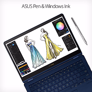 ASUS ZenBook Flip S Touchscreen Convertible Laptop, 13.3” Full HD, 8th Gen Intel Core i7 Processor, 16GB DDR3, 512GB SSD, Backlit KB, Fingerprint, Windows 10 Pro - UX370UA-XH74T-BL, Royal Blue