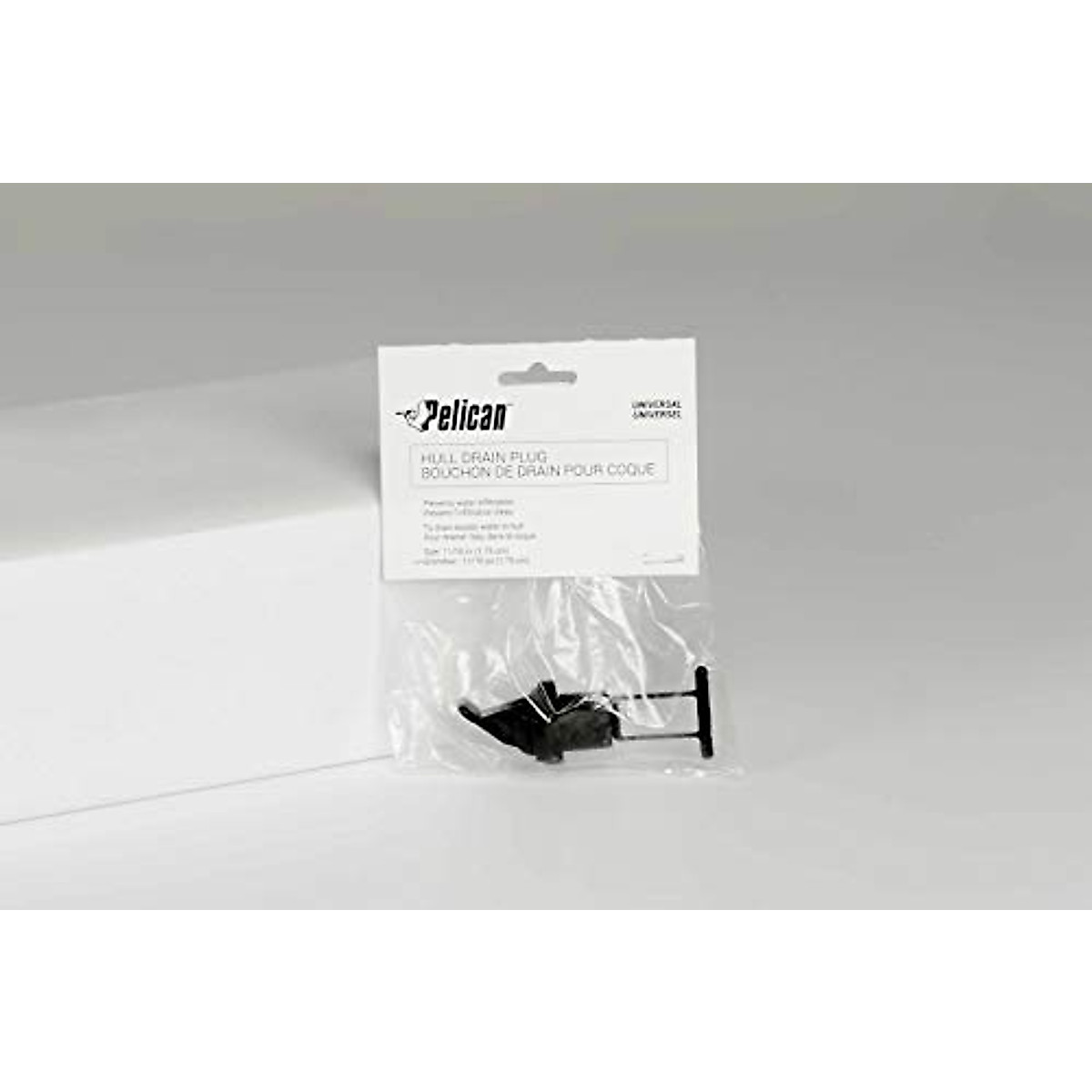 Pelican Boats - PS0145-2 - Kayak Drain Plug with Installation Hardware - 3/4 inch Diameter - Compatible with Most Kayak Brands,Black