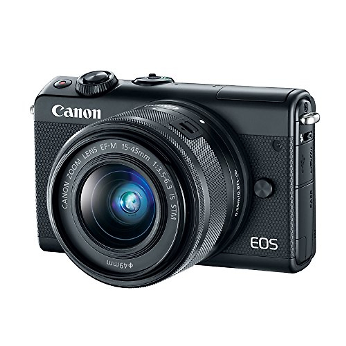 Canon EOS M100 Mirrorless Camera w/ 15-45mm Lens - Wi-Fi, Bluetooth, and NFC enabled (Black) (2209C011)