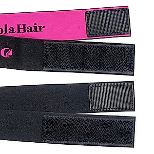 Dolahair Lace Melting Band - Elastic Edge Wrap for Wigs, 4PCS Bands to Lay and Hold Edges in Place