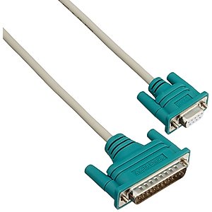 SANWA Supply KR-XD2 RS-232C Cable (Cross), 6.6 ft (2 m)