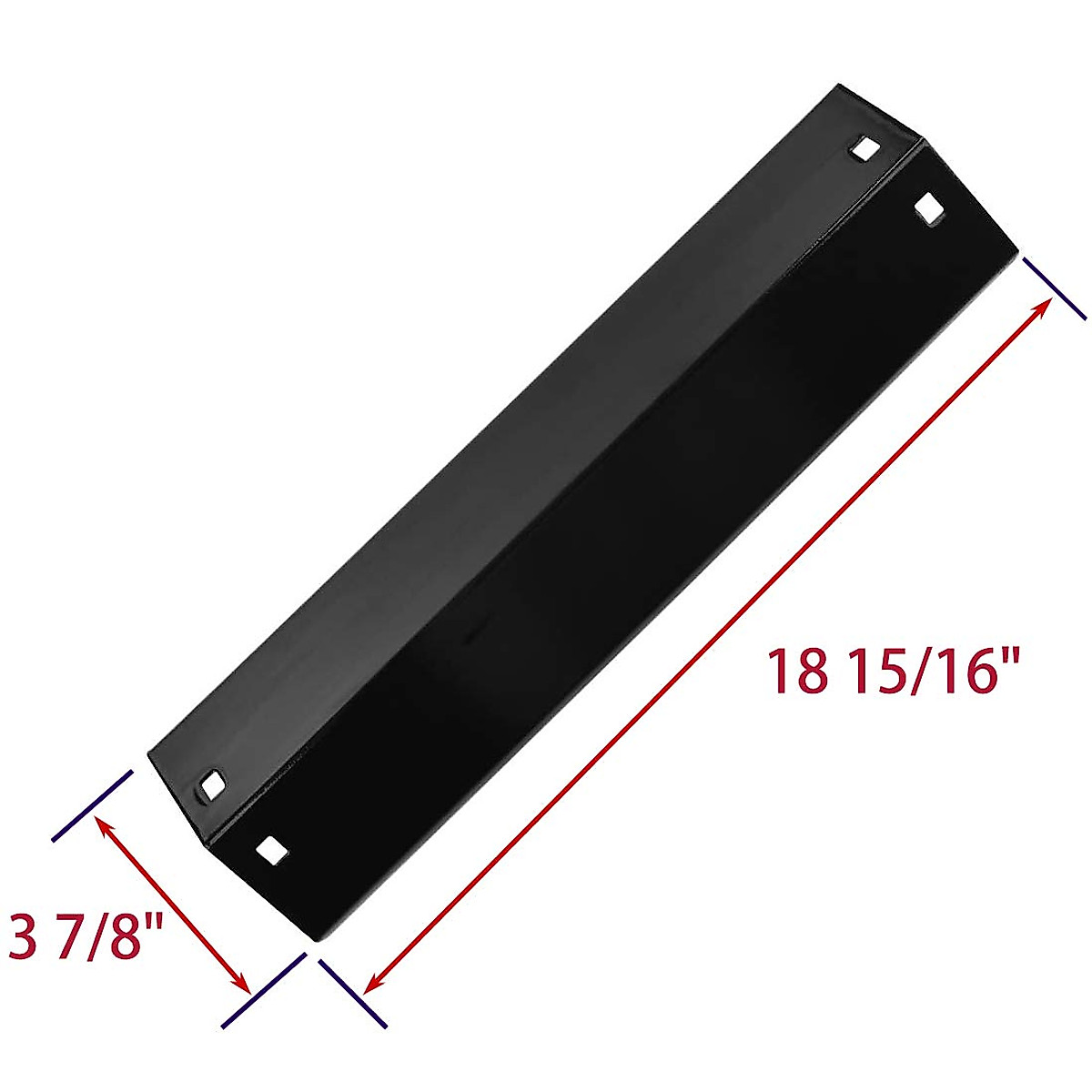 Grill Replacement Parts for Char Griller Chargriller 5050 5650 3001 Grills, Porcelain Steel Heat Plate, Heat Shield, Flame Shield, Burner Cover, Flavor Bars Replacement for Chargriller, King Griller