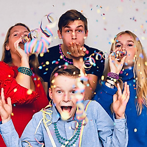 50 Pcs 6mm Baby Gender Reveal Beads for Baby Shower Announcement Party Supplies 33 Inch Baby Blue Hot Pink (6mm 50 pcs)