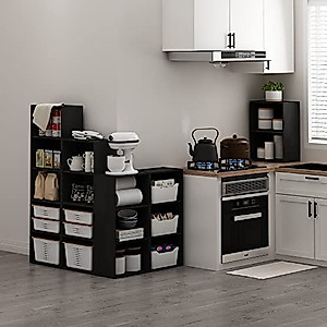 Furinno Luder Bookcase / Book / Storage, Blackwood 2-Tier