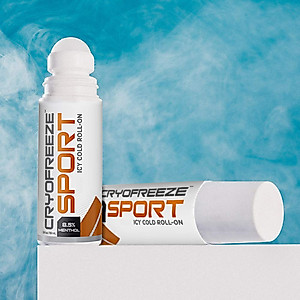 OMAX CryoFreeze Pain Relief Menthol Roll On, Arthritis Pain Relief, Back Pain Relief, Muscle & Joint Pain Relief, Arnica, Made in USA (3 fl oz)