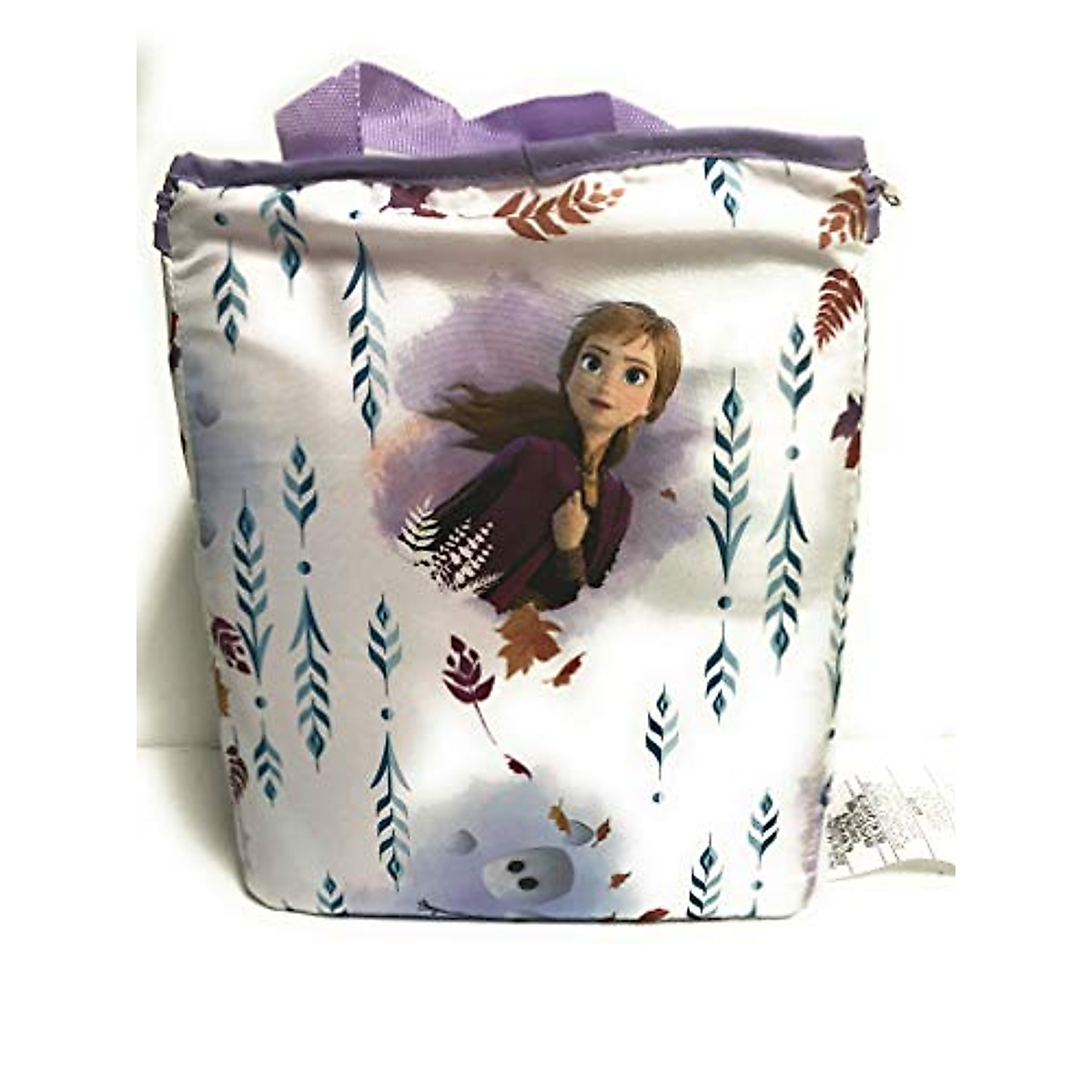 Disney Frozen 2 - Magical Journey - Lavender, Plum and White 4 Piece Toddler Bed Set with Comforter, Fitted Bottom Sheet, Flat Top Sheet, Reversible Pillowcase