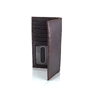 ARIAT Men's Boot-Embroidery Rodeo Tan Leather Wallet