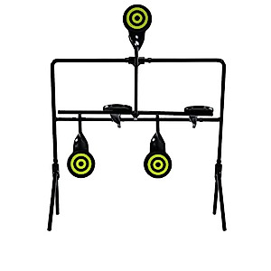 KNINE OUTDOORS Resetting Shooting Target Airsoft Rimfire Pellet BB Gun Target, Rated for .22 .177 Caliber (Airgun)