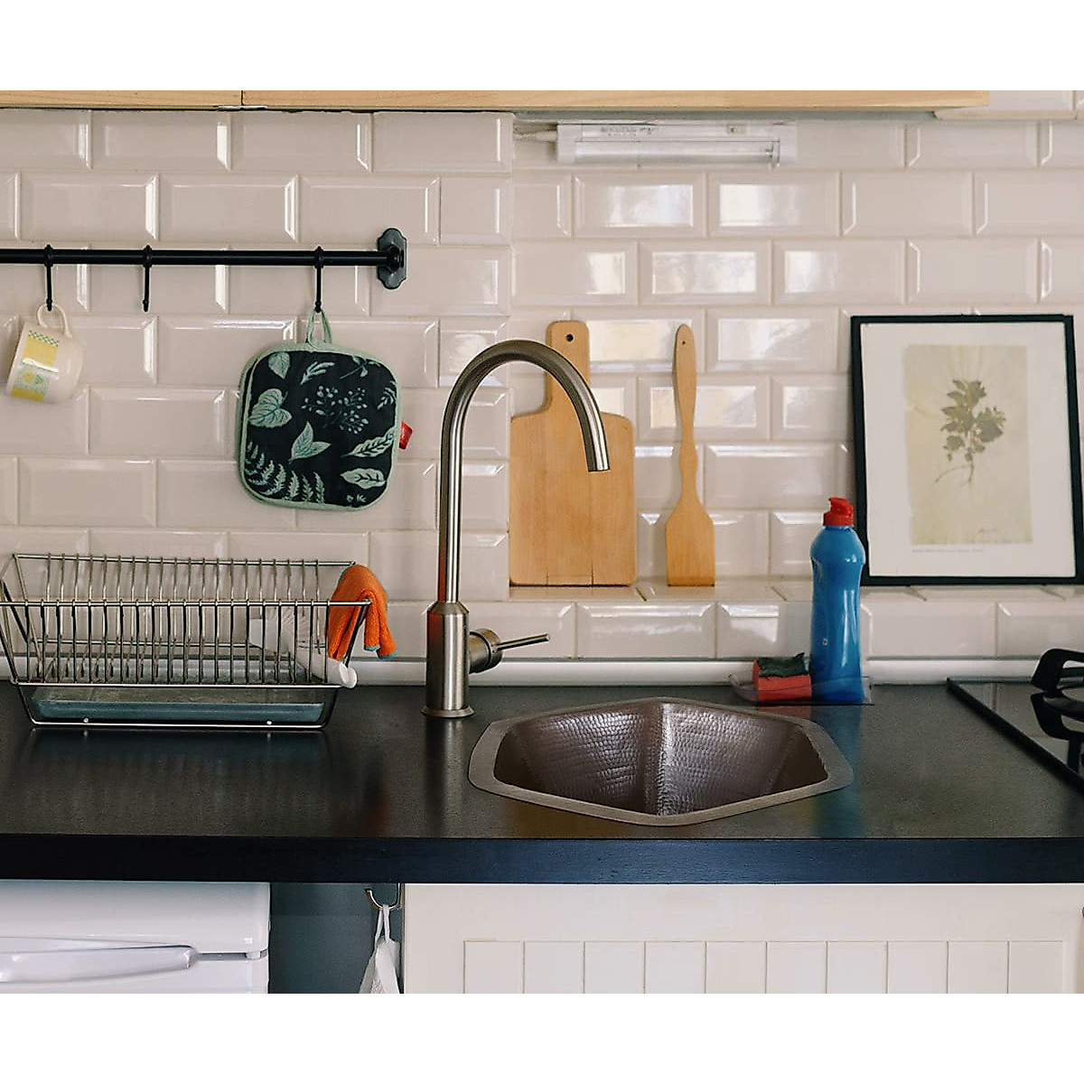 Copper Hexagonal Bar Sink