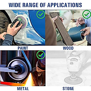 6" PSA Adhesive Sanding Disc Link Roll - Sandpaper Disk Roll (50 Pack, 40 Grit)