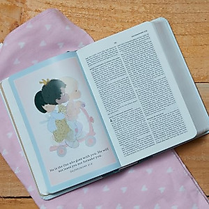 NKJV, Precious Moments Small Hands Bible, Hardcover, Pink, Comfort Print: Holy Bible, New King James Version