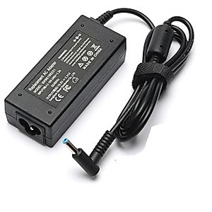 45W Laptop Charger for HP 14 15 inch Laptop 14-dq0030nr 14-dq0070nr 14-dq0060nr 15-f211wm 15-f233wm 15-f278nr 15-r052nr Series 741727-001 19.5V 2.31A Replacement AC Adapter Notebook Power Supply Cord