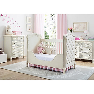 Dorel Asia Bertini Tinsley Toddler Bed Conversion Kit - Antique White