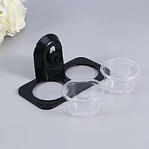 Mipcase 2pcs X Water Drinking Scorpion- Grid Feed Bark Type| Calcium Turtle Ledge-Small Plastic Geckos Sand Feeder Iguana Reptiles Supplies Fountain Cork Double Improved Tank Small