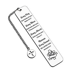 Inspirational Christian Gifts for Women Men Faith Stocking Stuffers Religious Christmas Gifts Bible Bookmarks for Book Lover Sister Best Friend Baptism Gifts for Girls Daughter Church Gifts in Bulk