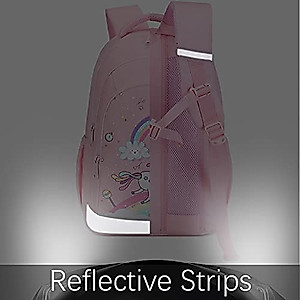 Abshoo Cute Kids Backpack For Girls Kindergarten Elementary Unicorn School Backpacks With Chest Strap (Unicorn Pink)