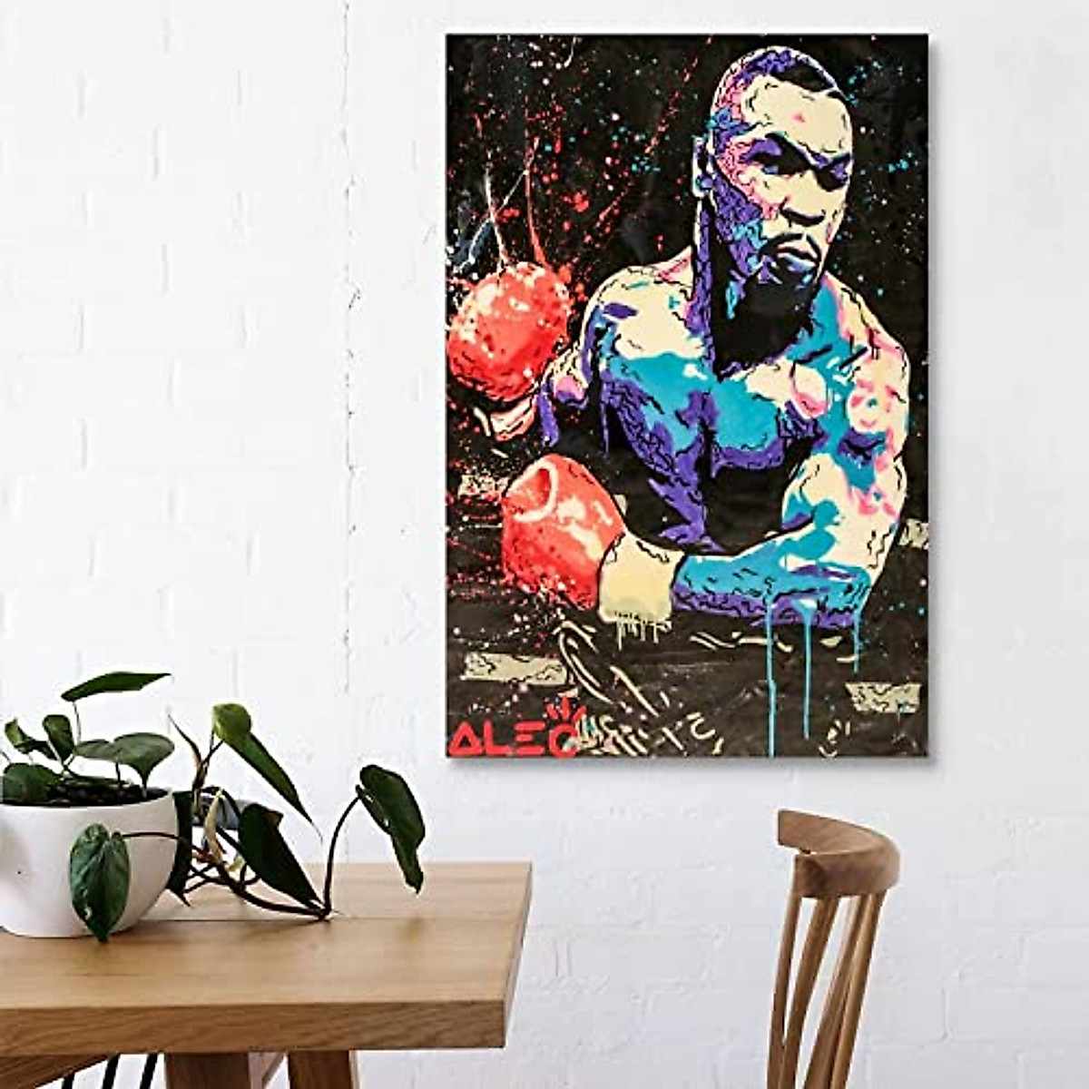 CJQ Alec-Monopolys Boxing Tyson Poster Decorative Painting Canvas Wall Art Living Room Posters Bedroom Painting 16x24inch(40x60cm)