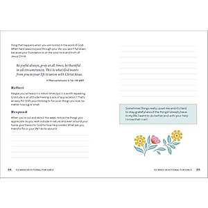 52-Week Devotional for Girls: Prayers for Growth and Inspiration