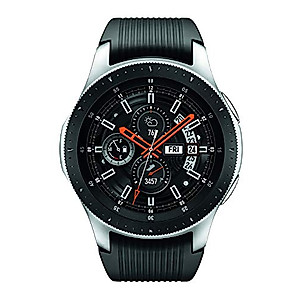 SAMSUNG Galaxy Watch (46mm) Heart Rate Monitor, Silver (Bluetooth) US Version (Renewed)