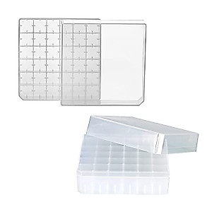 LABALPHA Polycarbonate Freezer Boxes, 6 × 6 Array, 36 Place, for 5ml Cryostorage Tubes, 1Pcs