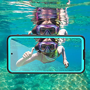 for Samsung Galaxy S21 Ultra Phone Case Waterproof with Screen Protector, Full Body Protection Heavy Duty Shockproof Drop Proof Anti-Scratched Rugged Cases Cover for Galaxy S21 Ultra 6.8" （All Teal）