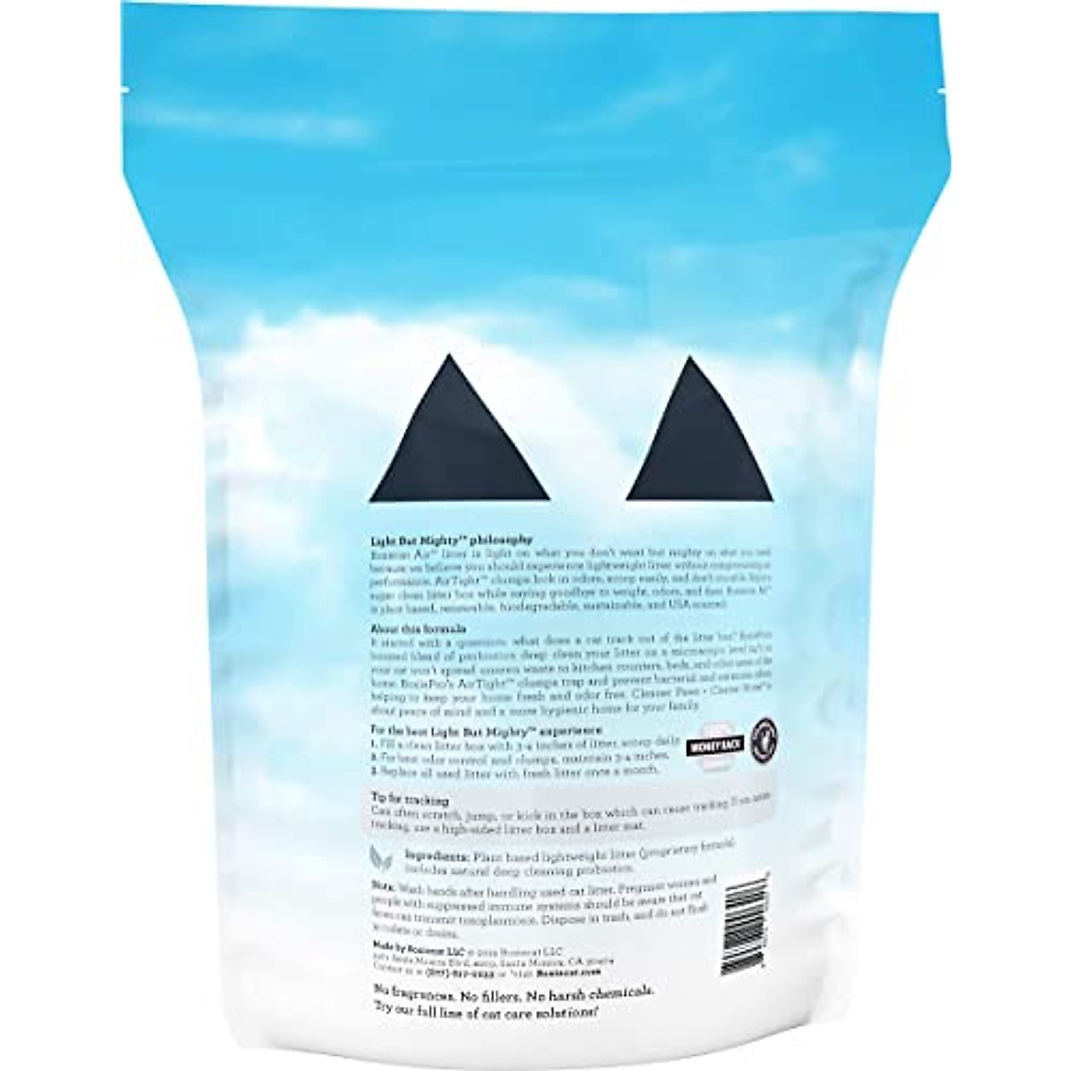 Boxie® Air Probiotic 40 Day Odor Control Clumping Cat Litter, 6.5lb Boxiecat 99.9% Dust Free Plant-Based Kitty Litter