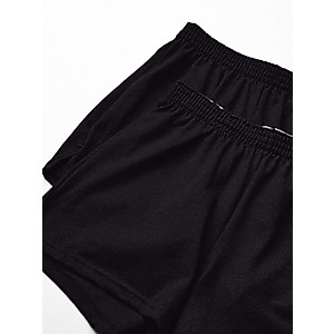 Soffe womens Authentic Cheer Yoga Shorts, Black (2-pack), Medium US