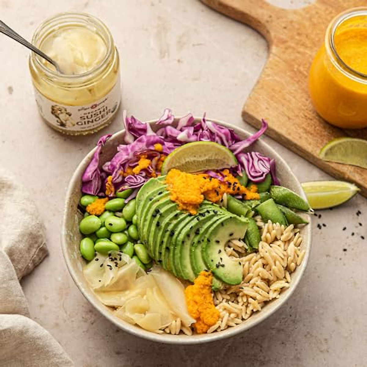 The Ginger People Organic Pickled Sushi Ginger, Vegan, 6.7 ounces (Pack of 1)