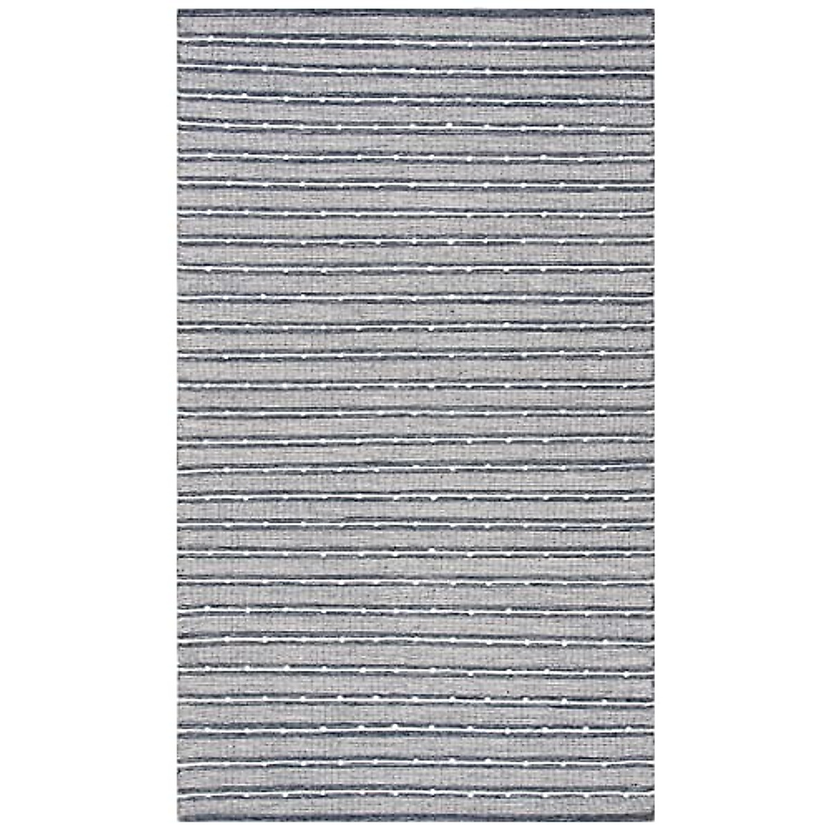 SAFAVIEH Striped Kilim Collection 2' 3" x 5' Navy / Blue STK513N Handmade Flatweave Cotton Entryway Living Room Foyer Bedroom Accent Rug