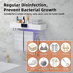 Towel Warmers for Bathroom,Zomhusea Intelligent Towel Dryer 500W Wall Mounted Drying Racks Home Hanging Racks Electric Heated Towel Racks for Pool,Laundry Room,Cloakroom