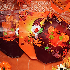 6 Pcs Thanksgiving Gift Bags with Handles, Non-Woven Fall Gift Bags, Reusable Tote Bags for Gifts Wrapping, Autumn Thanksgiving Fall Party Favor Supplies