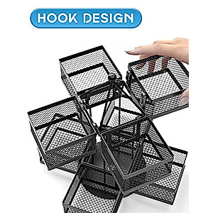 Tea Bag Organizer, Tea Bag Storage Holder Spinning Carousel 96 Teabags Container, Lazy Susan Coffee Creamer Sweetener Tea Caddy for Kitchen Counter Cabinet Pantry Shelf Organizer